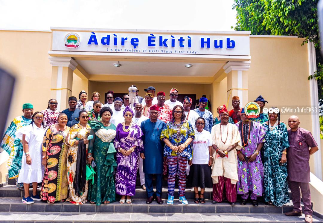 OYEBANJI’S WIFE LAUNCHES ADIRE EKITI HUB AS 200 YOUTHS COMMENCE ...